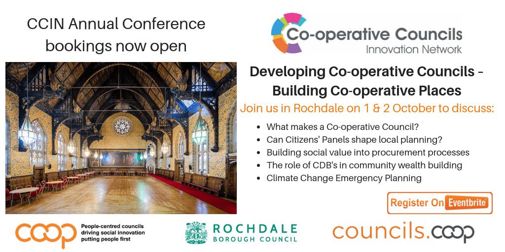 CCIN Annual Conference and AGM - Developing Co-operative Councils ...