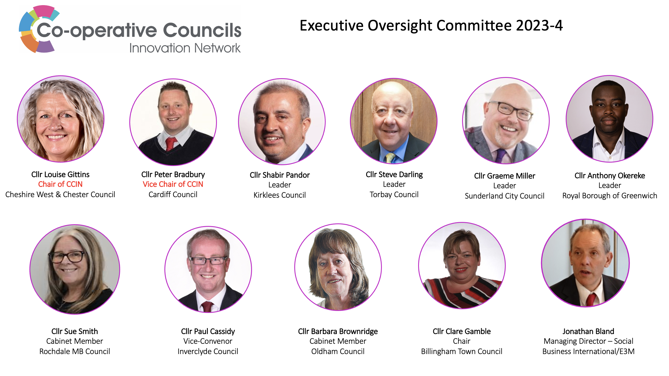 Executive Oversight Committee - Co-operative Councils Innovation Network